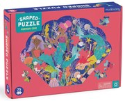 Mudpuppy Zátoka mořských víl - puzzle ve tvaru mušle 75 dílků