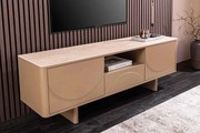 Designový TV stolek LUNA 150 cm – Kašmír s keramickou deskou Travertin