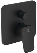 Ideal Standard CeraPlan - Baterie pod omítku, pro 2 spotřebiče, s tělesem, černá BD259XG