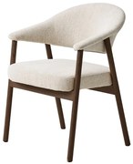 Designová jídelní židle Jacqueline kouřový dub