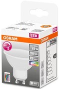 LED žárovka OSRAM RGB 4,5W 2700K GU10 + dálkový ovladač