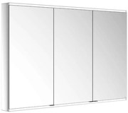 Keuco - Zrcadlová skříňka s LED osvětlením, 140x90x12 cm, hliník 800321141000200