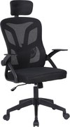 Ergonomická kancelářská židle VISION - černá síťovina