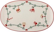 Kameninový tác s vánočním motivem 23x38,5 cm Yule – Bloomingville