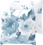 Livarno® Potah na polštář Renforcé, 50 x 60 cm, 2 kusy (květiny/bílá)