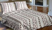 KARO Povlečení 200x220 R116/1 břečťan knoflíky 100% bavlna silná
