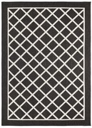 Hanse Home, Kusový koberec Twin Supreme 103425 Sydney black creme – na ven i na doma, 160x230, černá, chodba / předsíň