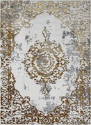 Dywany Łuszczów, Kusový koberec Allure 1961 gold/white, 80x150, žlutá, kancelář