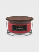 Sinsay - Vonná svíčka s dřevěným knotem Cranberry - burgundy