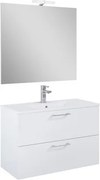 Koupelnová sestava s umyvadlem Ceramia Lea 81,4x55x41,7 cm bílá LEASET80B