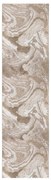 Béžový běhoun 60x230 cm Marbled – Flair Rugs