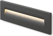RED R12628 RASQ zápustná do stěny antracitová 230V LED 8.5W IP65 3000K - RED - DESIGN RENDL