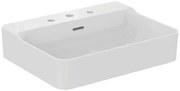 Ideal Standard Conca Ceram - Umyvadlo 60x45 cm, s přepadem, 3 otvory pro baterii, bílá T378801