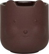 Ručně vyrobený obal na květináč z terakoty ø 9 cm Bear – OYOY Mini