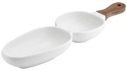Bílá porcelánová servírovací miska Ladelle Essentials