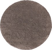 DY Hnědý kulatý huňatý koberec Camel Rozměr: 60 cm