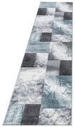 Modro-šedý běhoun 80x300 cm Hawaii – Ayyildiz Carpets