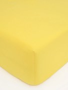 MK Lůžkoviny Jersey prostěradlo Classic 90 x 200 cm – žlutá
