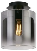 Searchlight 88911-1BK Stropní svítidlo SWEDEN BLACK kouřové sklo
