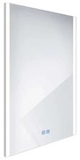 Nimco - Zrcadlo s LED osvětlením, 50x70 cm, dotykový senzor, hliník ZP 11001VX