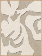 3D obraz s rámem/akustický 90x120 cm Soft Embrace 1 – Malerifabrikken