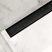 I-Drain Plano - Nerezový rošt pro sprchový žlab řady PRO, povrch PVD, délka 60 cm, černá IPRO0600MB