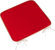 Bellatex Sedák Adéla hladký 40x40 cm Červená