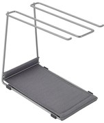 Ocelový držák na skleničky na víno ve stříbrné barvě Calix – Metaltex