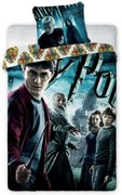 Bavlněné povlečení 135x200 Harry Potter 001 tyrkysový povlak na polštář 80x80 Faro