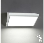 Brilagi-LED Venkovní nástěnné svít. se senzorem TRIANGLE LED/20W/230V bílá IP65
