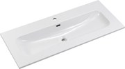 Comad Nábytkové keramické umyvadlo FLY WHITE GLOSS UM 100-46 DP, 101x46 cm, bílá lesklá