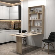 Moderní nástěnný stůl Eden, Barva: sonoma