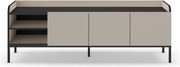 Krémový TV stolek 160x55x42 cm Adara – Marckeric