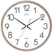 JVD Hnědé tiché netikající hodiny JVD HX8016.2