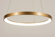 Závěsné designové LED svítidlo nad stůl Opus Maximus Gold 58