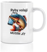Hrnek pro rybáře - Ryby volají