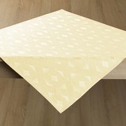 Ubrus Veba GARBO Kosočtverce světlá žlutá Velikost: 40x40 cm