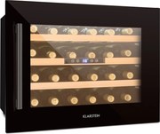 Klarstein Vinsider 24 Onyx Edition, vestavná vinotéka, třída energetické účinnosti G