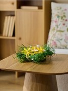 Sinsay - Easter candle holder with artificial flowers - žlutá