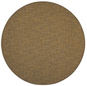 Vopi, Kusový koberec Alassio zlatohnědý kruh, 67x67 (průměr) kruh, hnědá, chodba / předsíň