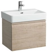 Laufen Pro S - Umyvadlová skříňka, 57x45x39 cm, 1 zásuvka, světlý dub H4833710964791