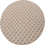 Ayyildiz, Kusový koberec Helix 2203 beige kruh, 120x120, béžová, chodba / předsíň