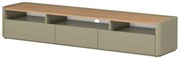 TV stolek Elivo 200 cm - eukalyptus / dub baltic dune