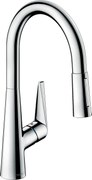 Hansgrohe Talis M51, páková dřezová baterie 200 s vytahovací sprškou, chromová, 72813000