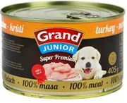 Jeseničan s.r.o. GRAND Dog konz. Superpremium Junior krůtí 405g