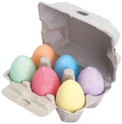 Bigjigs Toys Sada barevných kříd ve tvaru vejce 6 ks
