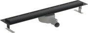 Sprchový žlab SAT 85 cm nerez černý ZLAB90NRZBL