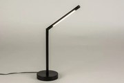 Stolní minimalistická LED lampa Cascade Black