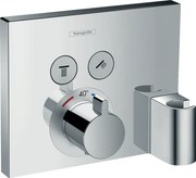 Hansgrohe Shower Select, termostatická baterie pod omítku, se 2 výstupy, chromová, 15765000