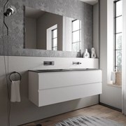 Koupelnová skříňka AVA 160 s umyvadlem z minerálního odlitku CREAM - možnost volby barvy